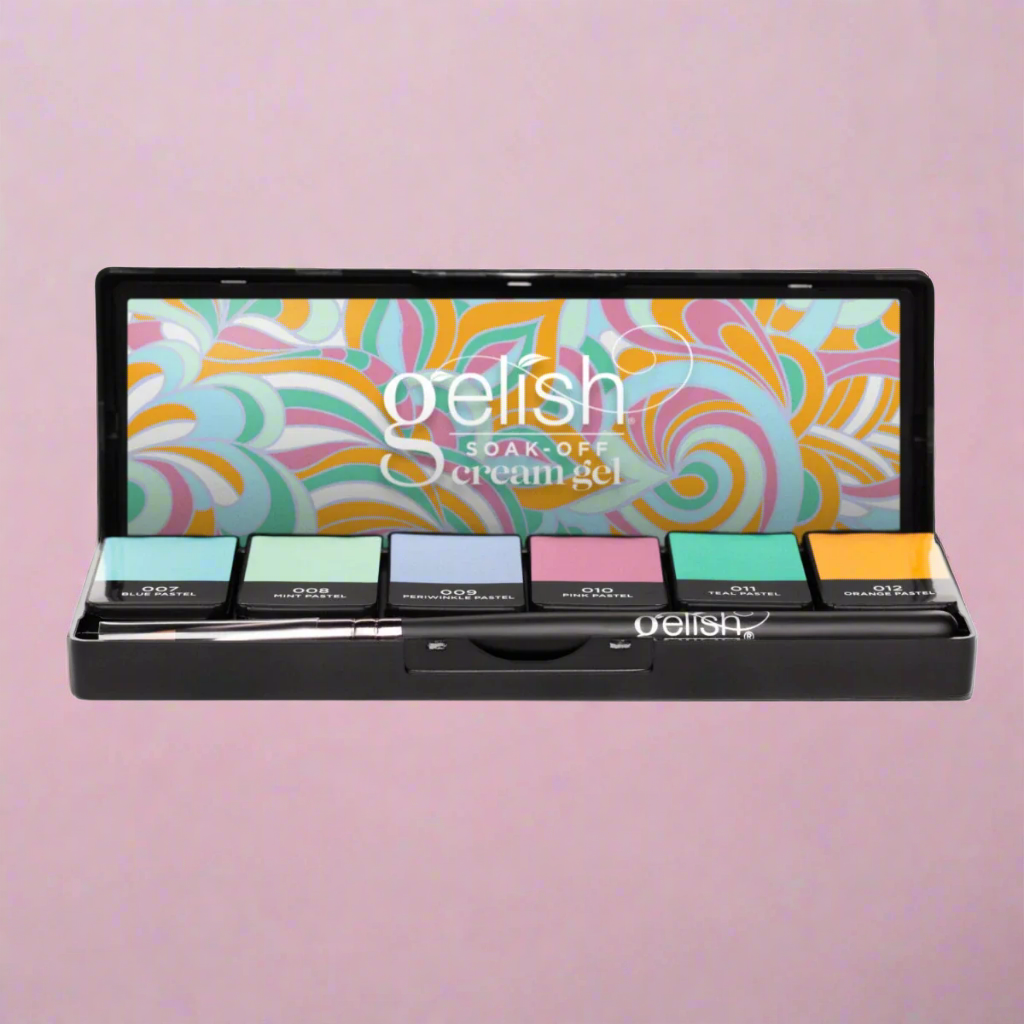Gelish Solid Cream Gel - Pretty Pastels (6pc Palette) – Queen Nails ...