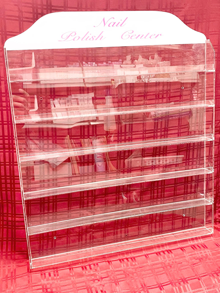 Polish Wall Rack - Acrylic Display - (90 bottle)(W/Header) – Queen ...