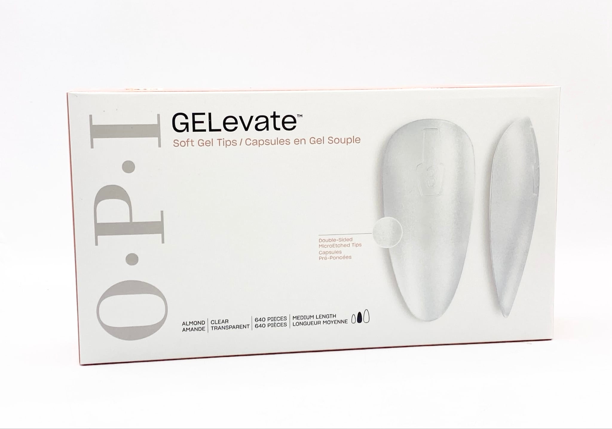 OPI - GELevate - Soft Gel Tips 640pc - Almond – Queen Nails & Beauty ...