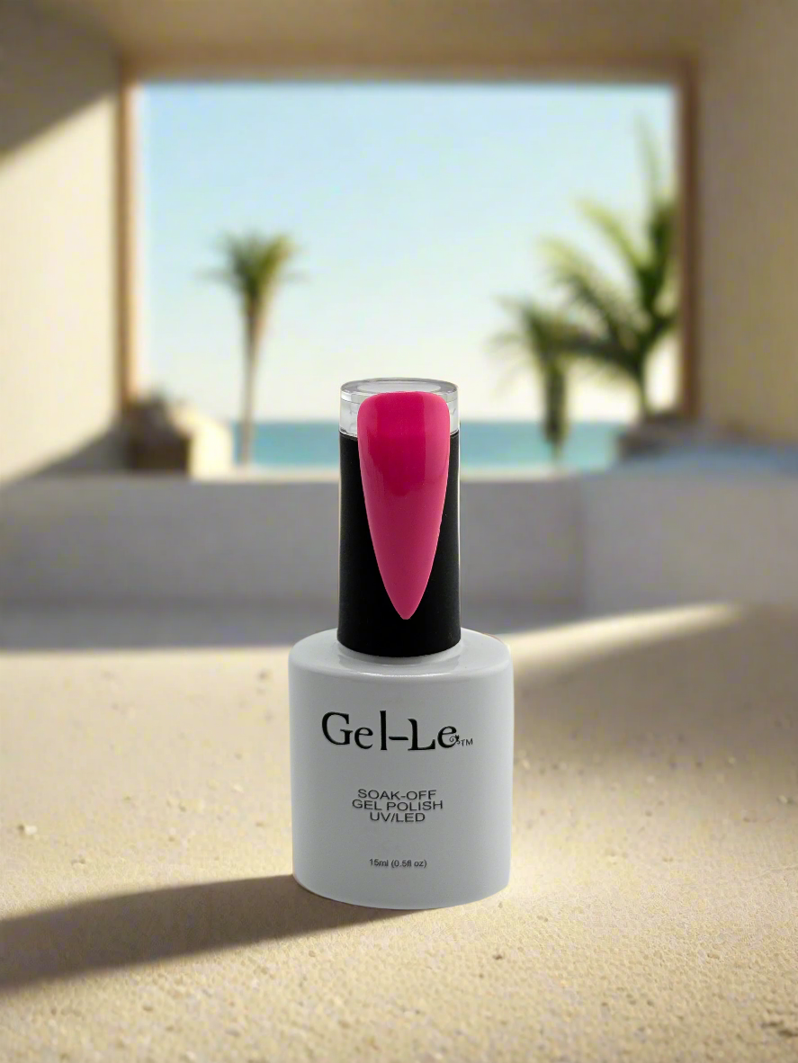 Gel-Le - N02 New Wave Pink (Neon Gel) – Queen Nails & Beauty Supplies