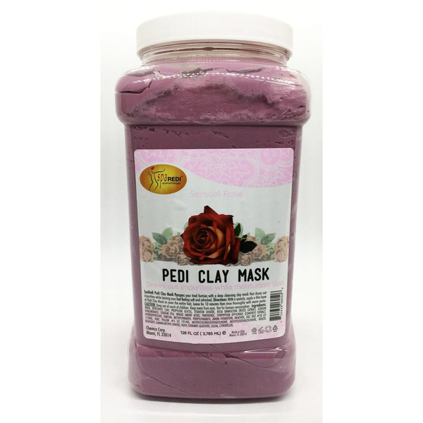 Spa Redi - Clay Mask - Sensual Rose 128oz – Queen Nails & Beauty Supplies
