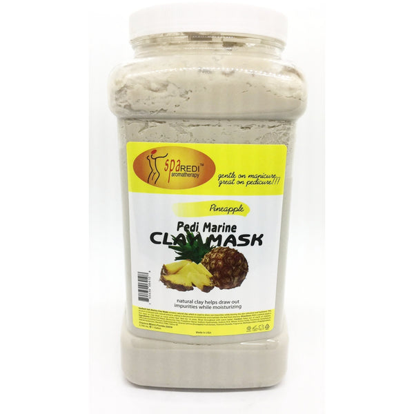 Spa Redi - Clay Mask - Pineapple 128oz – Queen Nails & Beauty Supplies