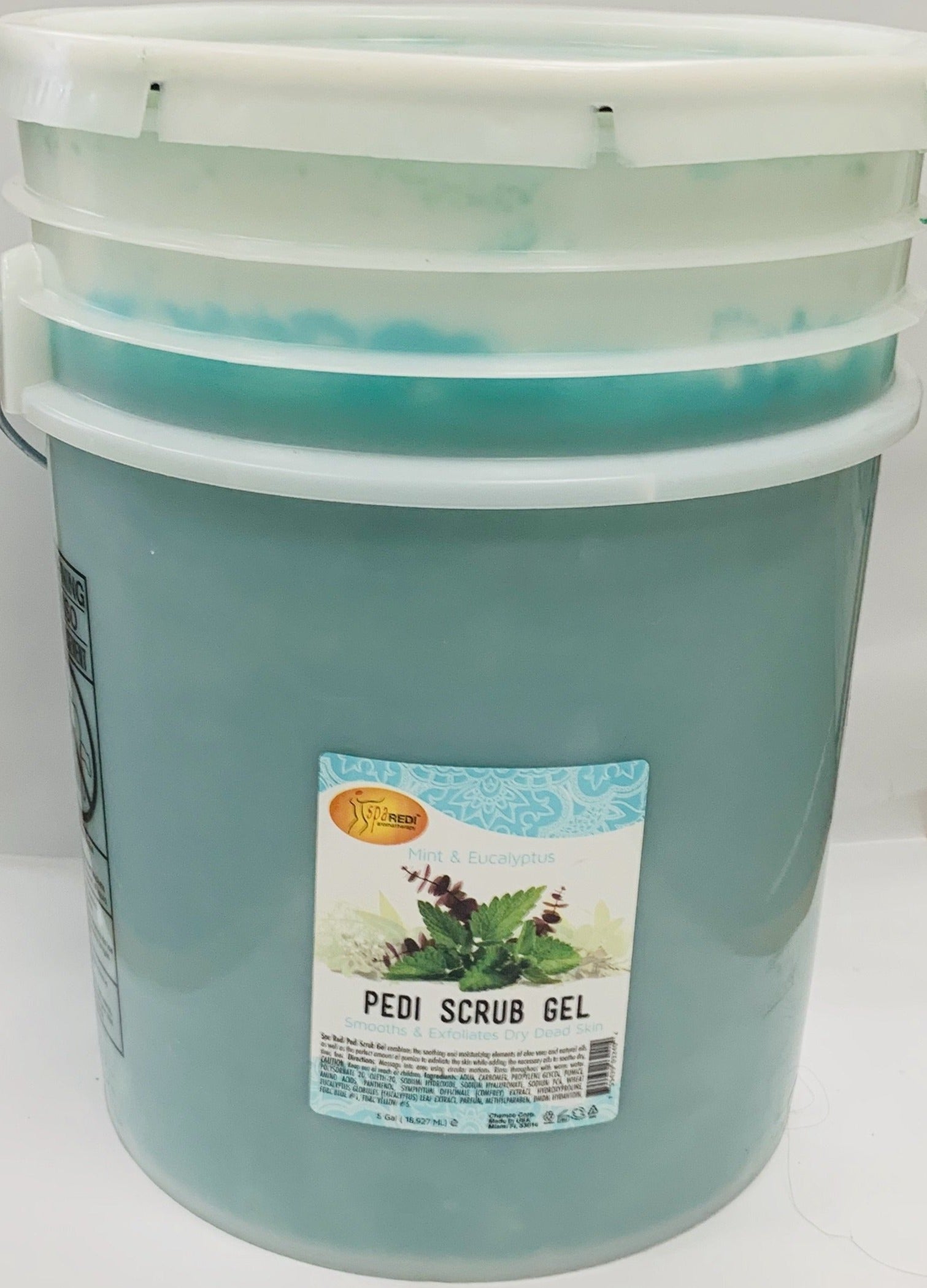 Spa Redi - Pedi Scrub Gel - Mint & Eucalyptus 5Gal – Queen Nails ...