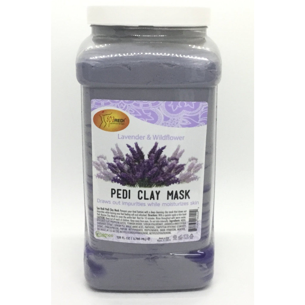 Spa Redi - Clay Mask - Lavender & Wildflower 128oz – Queen Nails ...