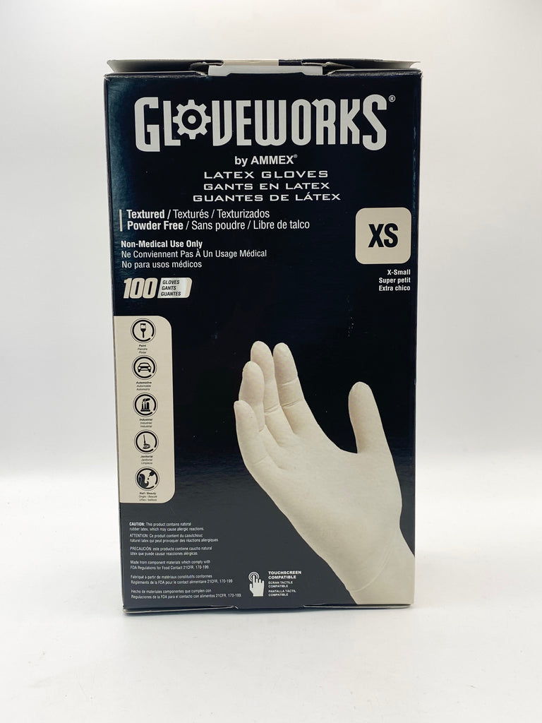 Gloveworks Latex Gloves - Extra Small – Queen Nails & Beauty Supplies